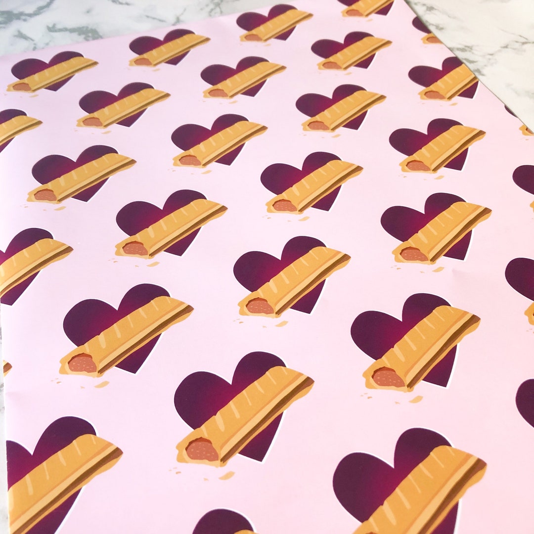 Funny Sausage Roll Gift Wrap: Novelty Wrapping Paper - Etsy UK