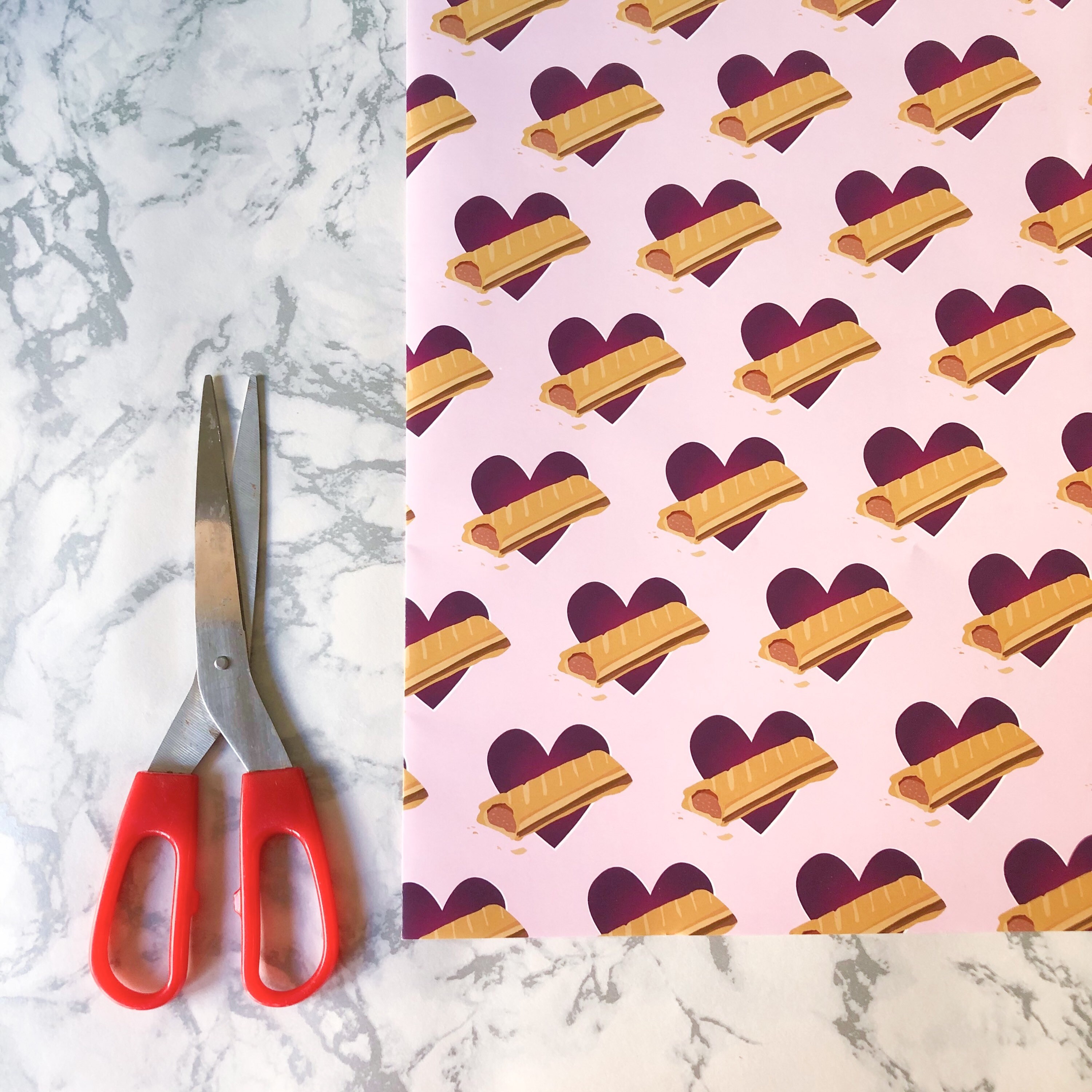Funny Sausage Roll Gift Wrap: Novelty Wrapping Paper - Etsy UK