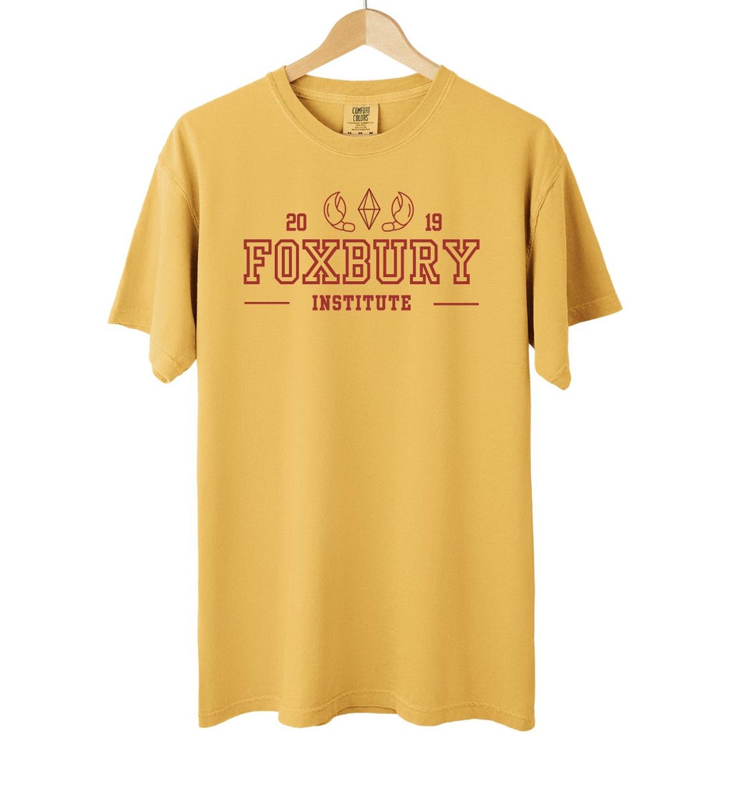 Foxbury Institute T-shirt: Comfort Colors Sims University Tee - Etsy