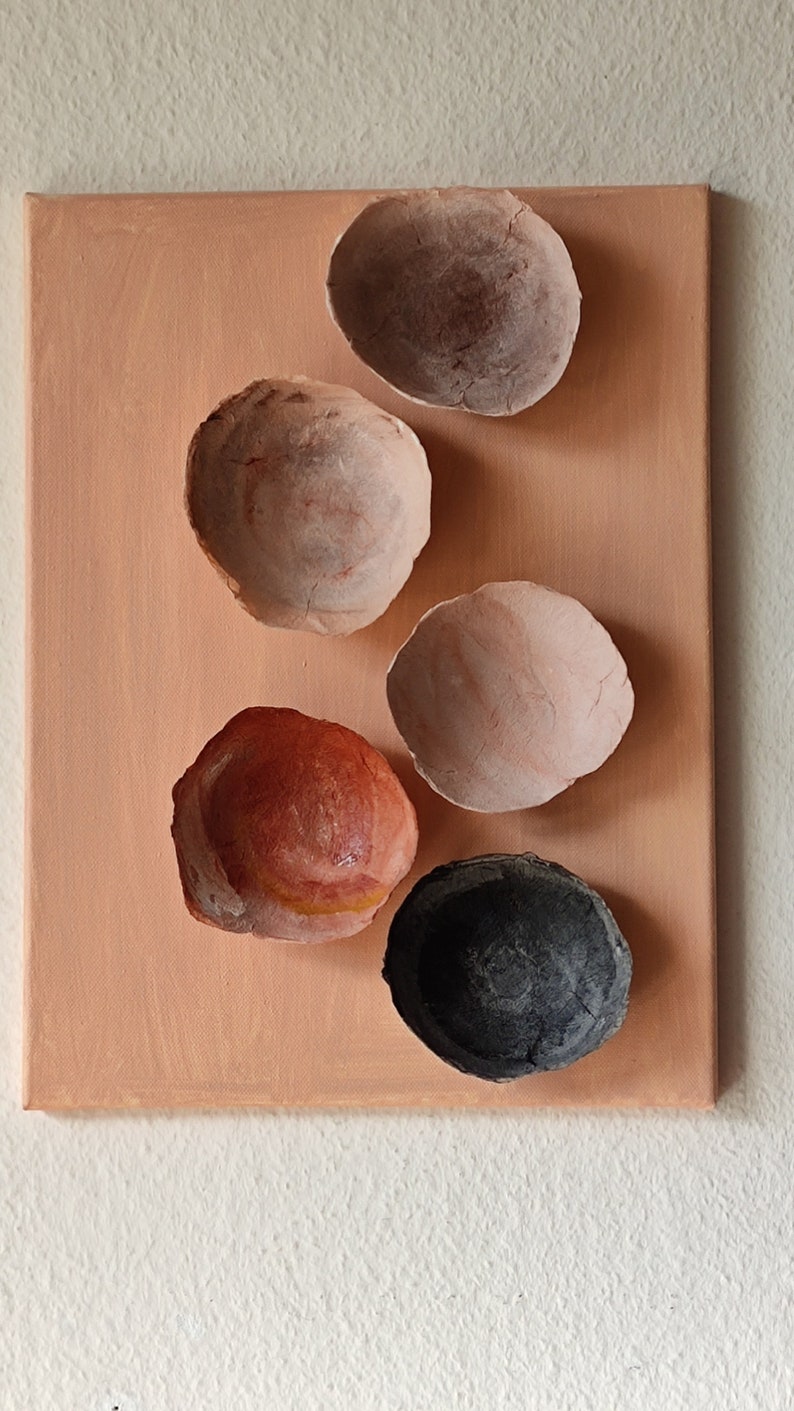 Paper Mache 3D Wall Art Panel Wall Decoration Paper Mâché - Etsy