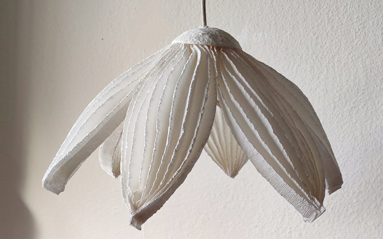 Plissé Paper Pendant Lamp Ceiling Light Home Decor Light - Etsy UK