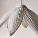 Plissé Paper Pendant Lamp, Ceiling Light , Home Decor, Light Sculptur ...
