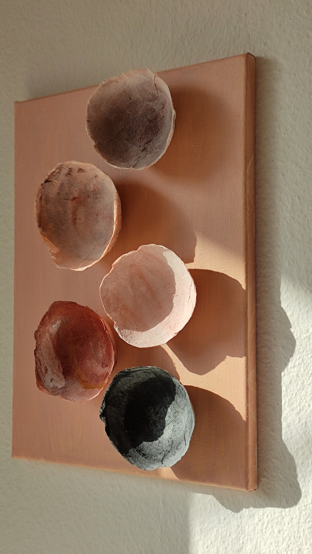 Paper Mache 3D Wall Art Panel, Wall Decoration, Paper Mâché Abstract ...