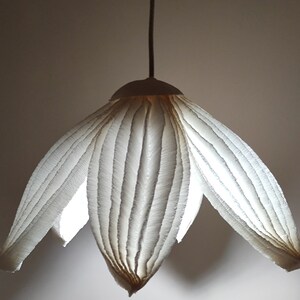 Plissé Paper Pendant Lamp, Ceiling Light , Home Decor, Light Sculptur ...