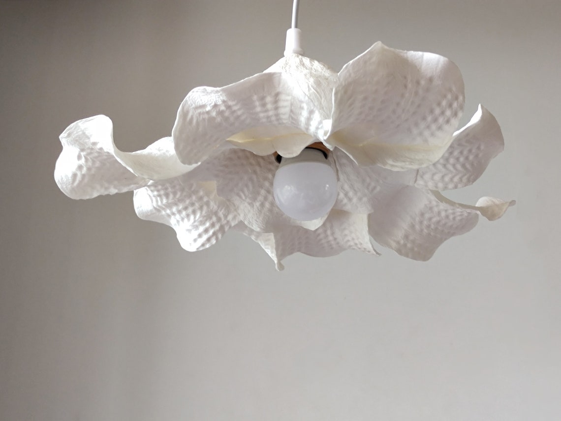 Paper Mache Pendant Lamp Ceiling Lamp Home Decor - Etsy