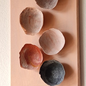 Paper Mache 3D Wall Art Panel, Wall Decoration, Paper Mâché Abstract ...