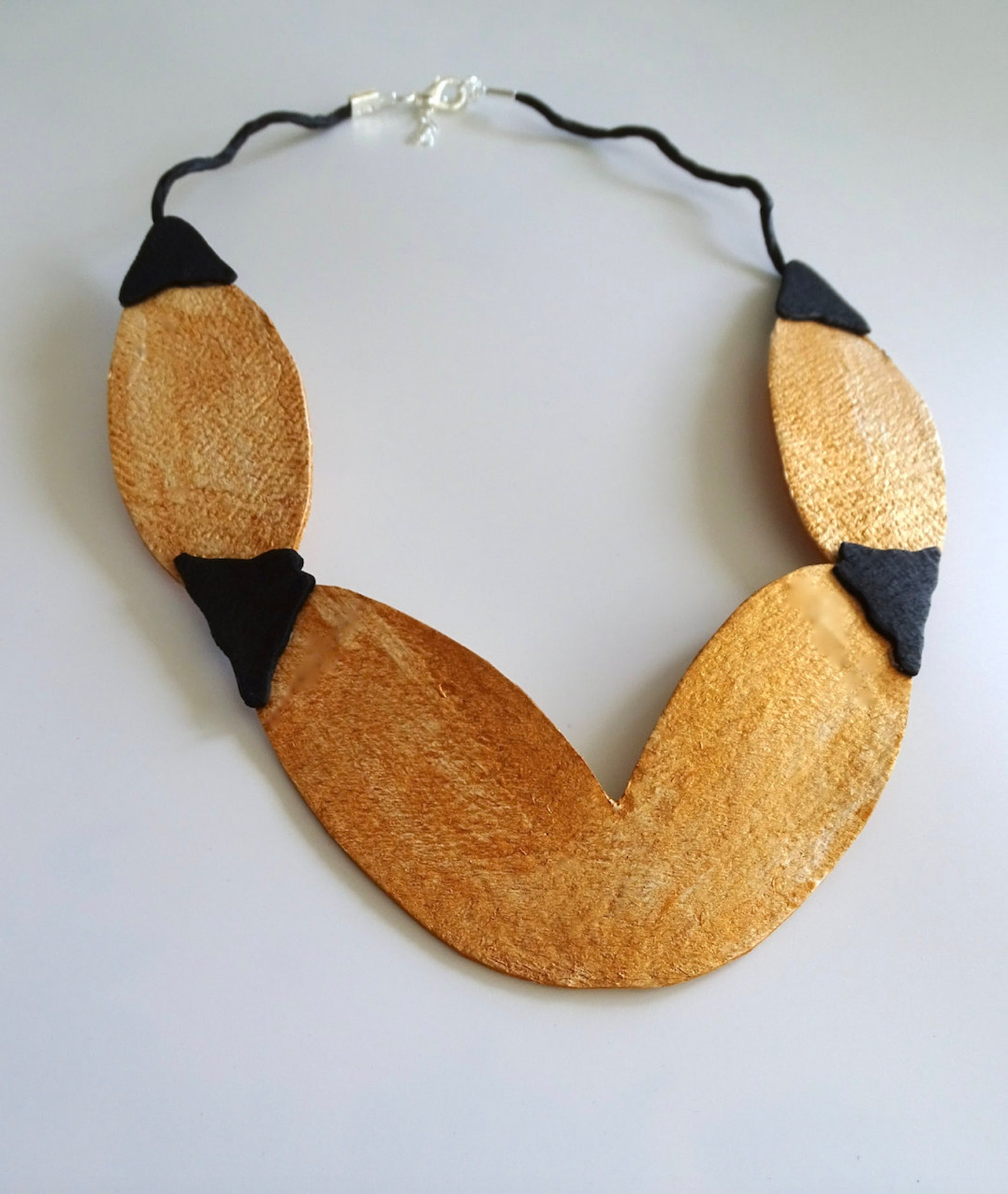 Contemporary Paper Necklace Modular Necklace Geometric - Etsy