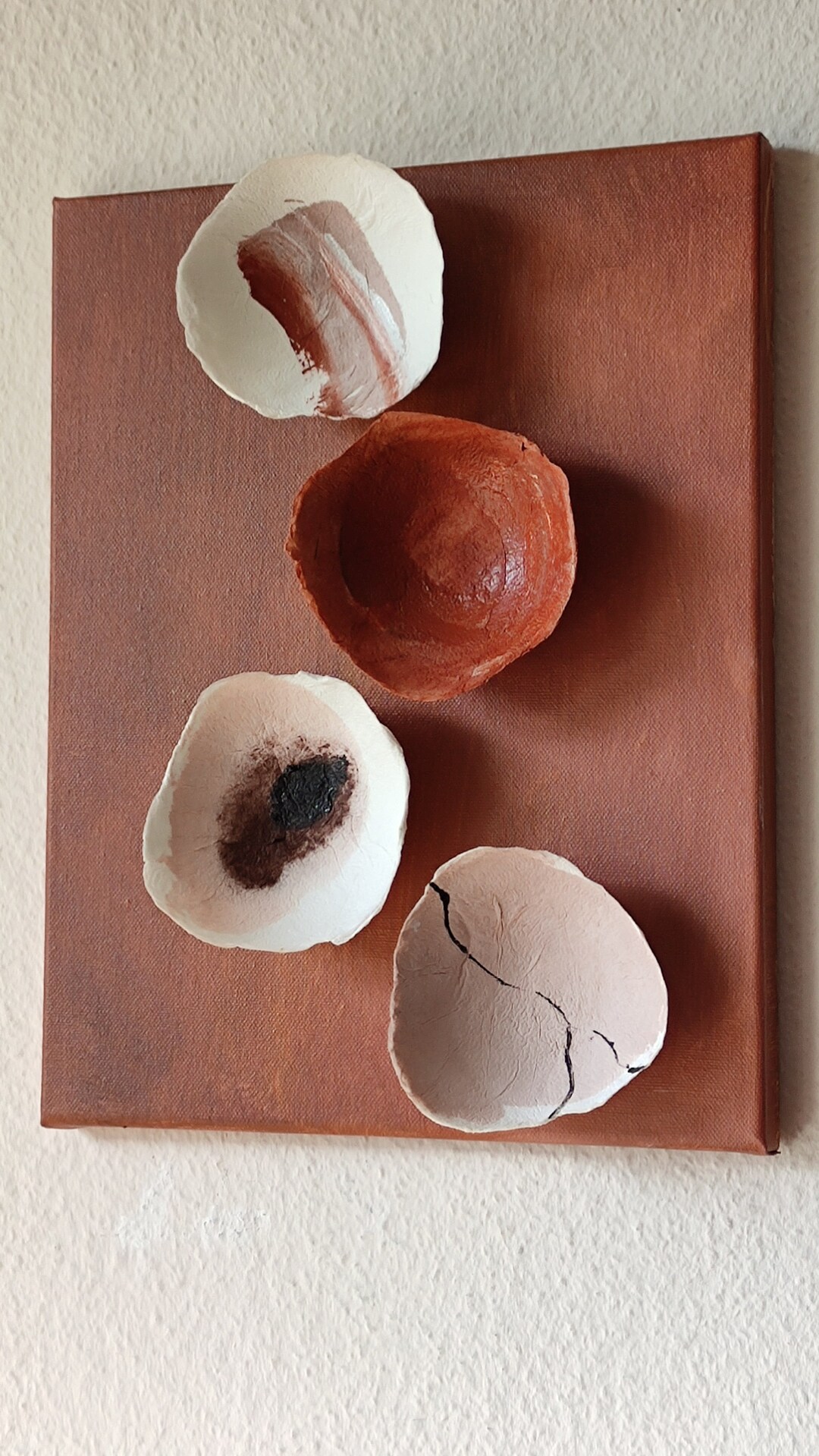 Paper Mache 3D Wall Art Panel, Wall Decoration, Paper Mâché Abstract ...