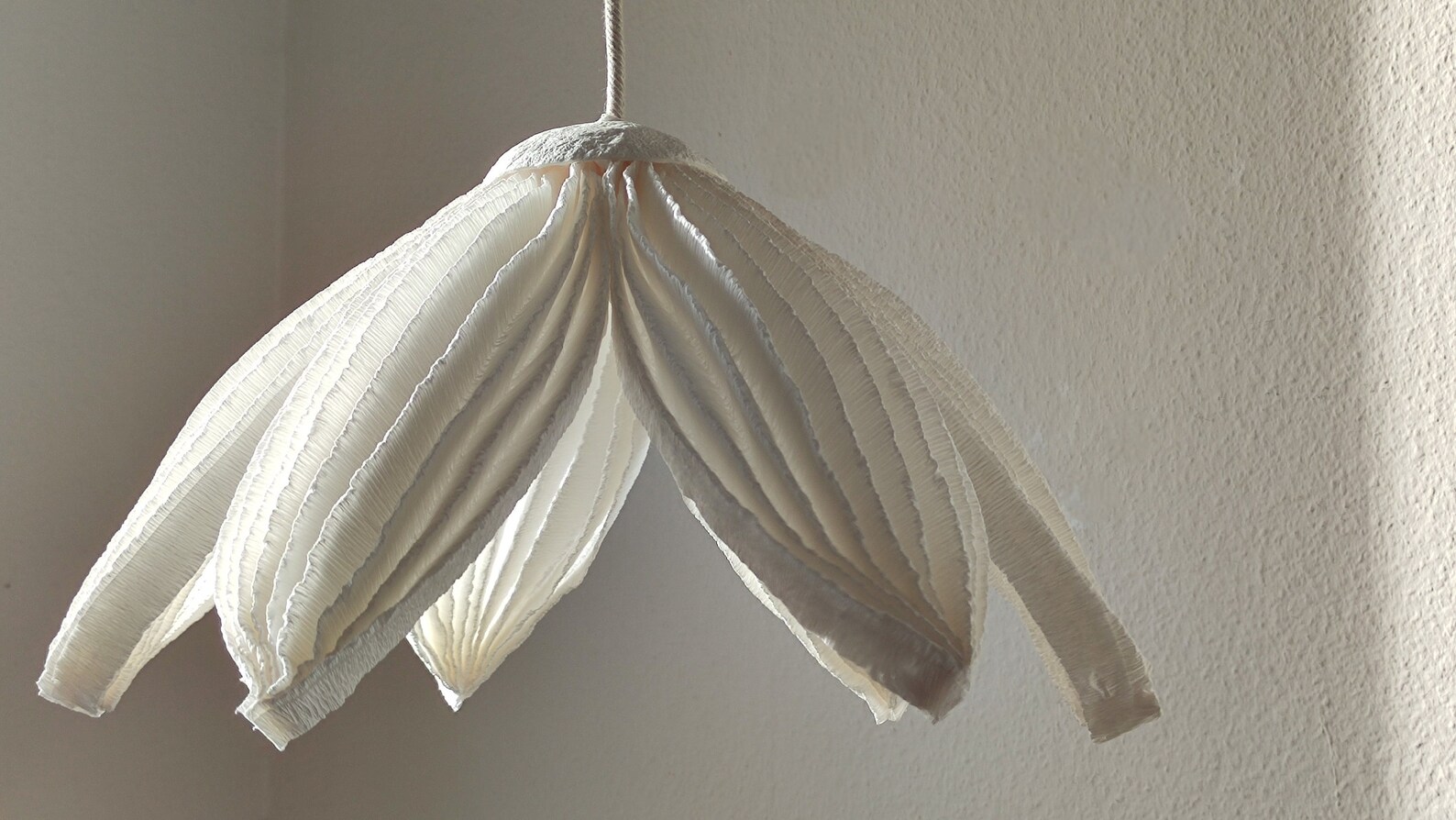 Plissé Paper Pendant Lamp Ceiling Light Home Decor Light - Etsy UK