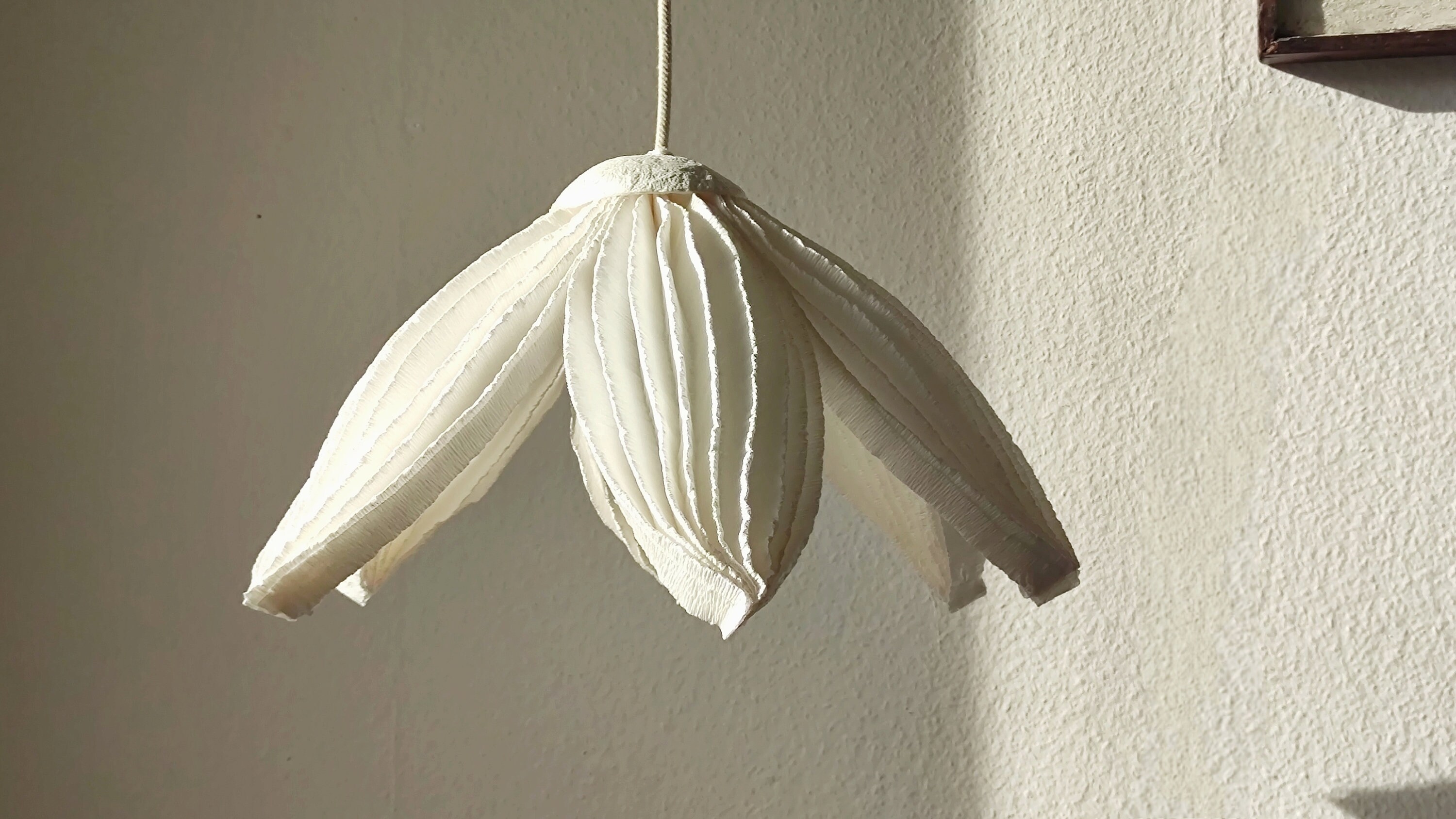 Plissé Paper Pendant Lamp Ceiling Light Home Decor Light - Etsy UK