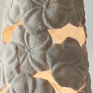 Paper Mache Pendant Lamp, Ceiling Light, Flowers Lamp, Home Decor ...