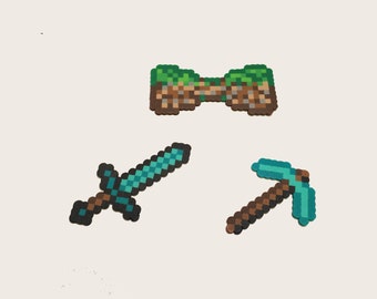 Perler bead bow | Etsy