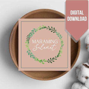 Thank You Card | Filipino Thank You Card | Maraming Salamat | Tagalog ...