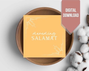 Maraming Salamat - Thank You Card - Etsy