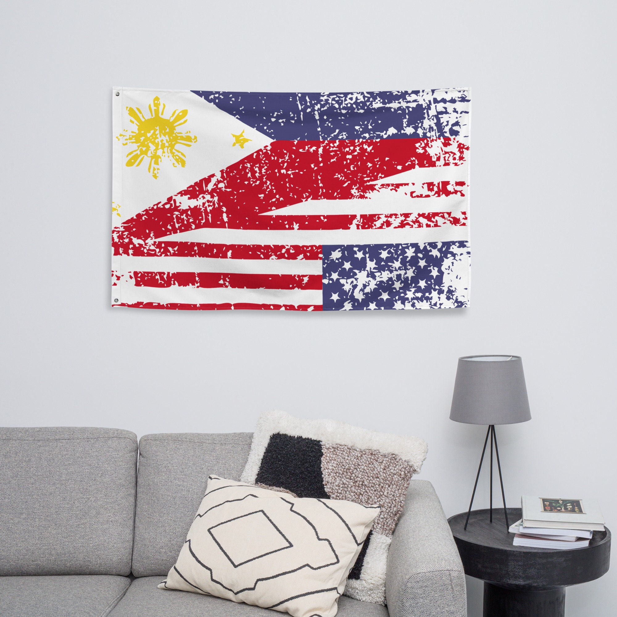Filipino American Flag Filipino Flag American Flag Fil-am Gift Home ...