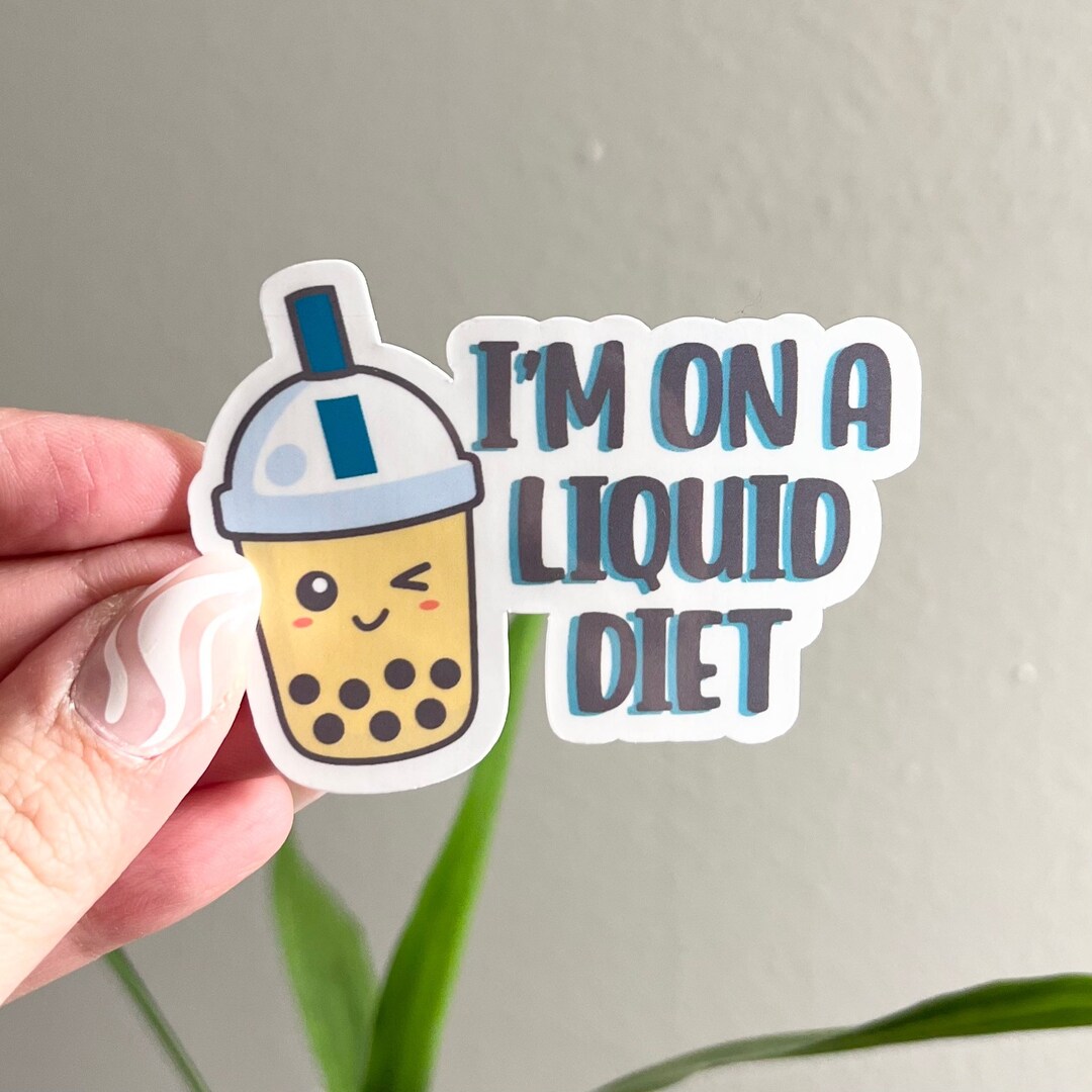 Boba Sticker | Kawaii Sticker | Bubble Tea Sticker | Vinyl Sticker ...