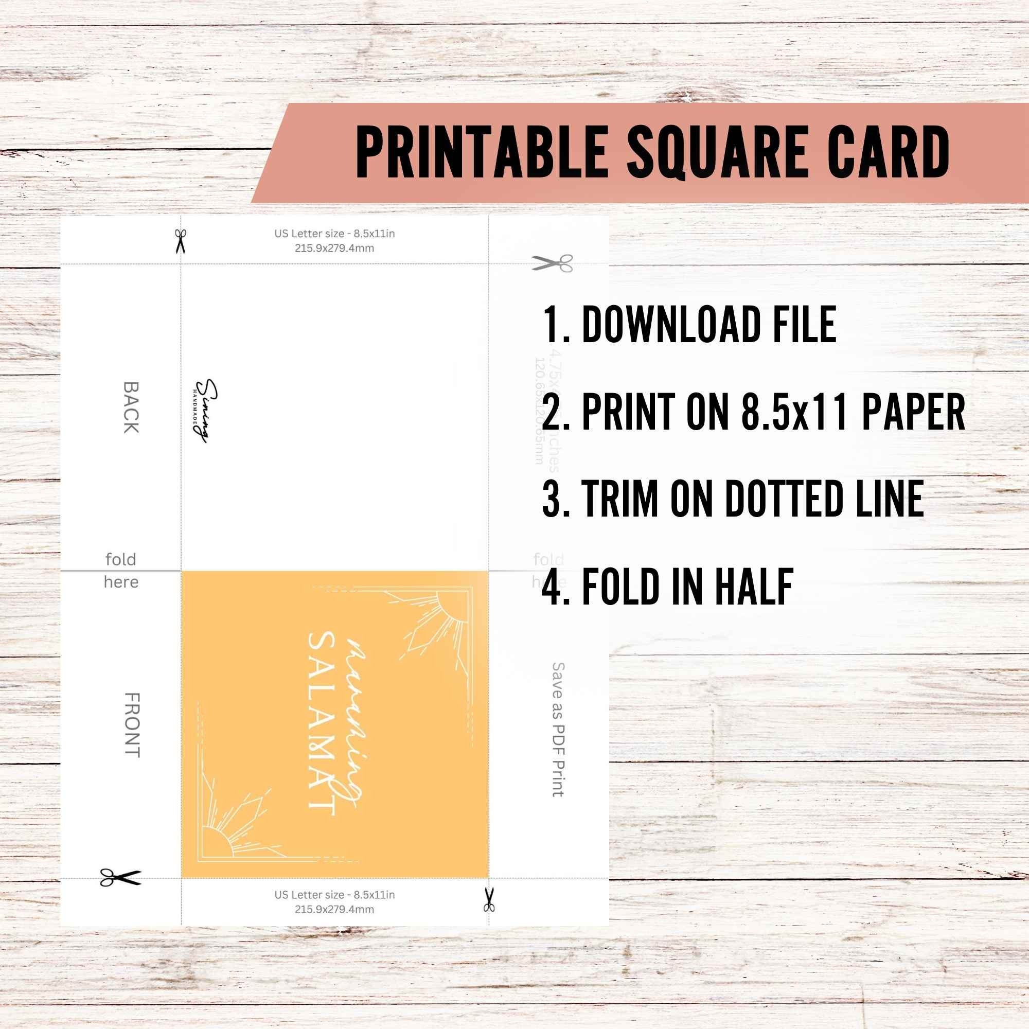 Thank You Card BUNDLE Filipino Thank You Salamat Cards Variety Tagalog ...