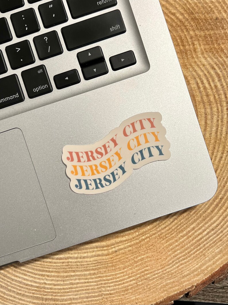 Jersey City Sticker Hometown Sticker Retro Sticker Boho - Etsy