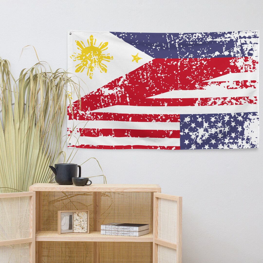 Filipino American Flag | Filipino Flag | American Flag | Fil-am Gift ...