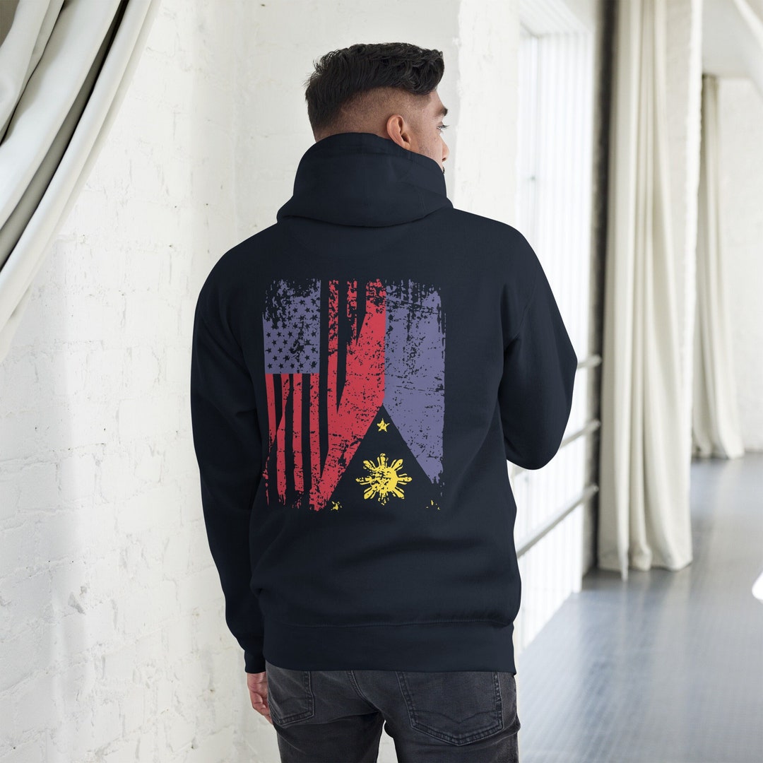 Filipino American Hoodie | Filipino Sweater | Tagalog Sweatshirt ...