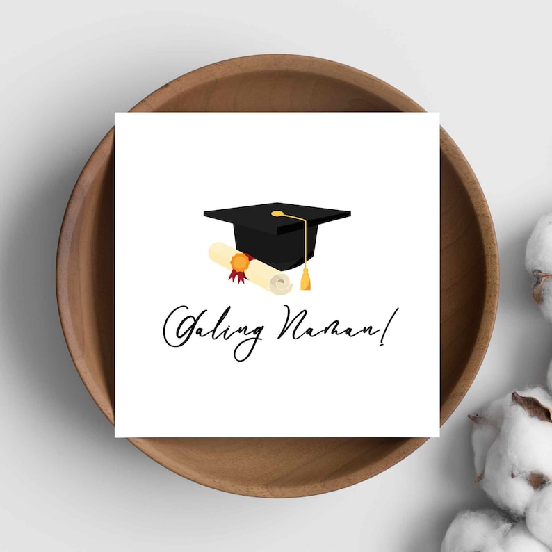 Filipino Graduation Card | Galing Naman Card | Congratulations Card ...