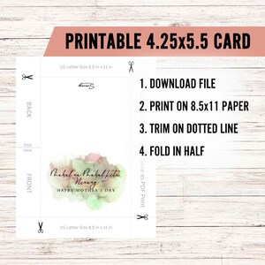 NINANG Mother's Day Card | Filipino Mother's Day | Godmother Card ...