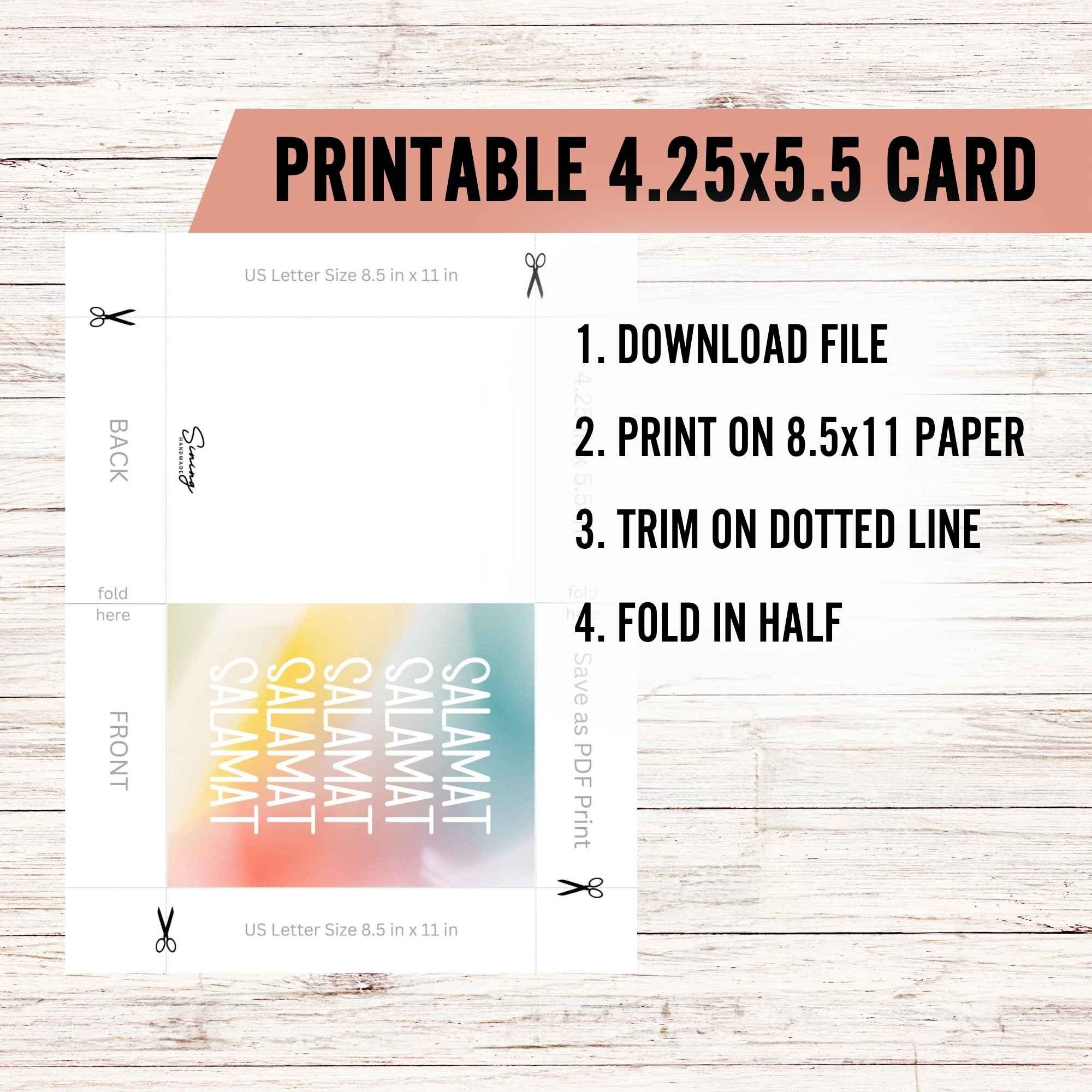 Thank You Card BUNDLE | Filipino Thank You | Salamat Cards Variety ...