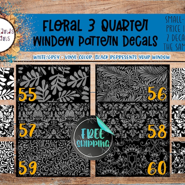 Full Window Car Pattern Decal - Etsy