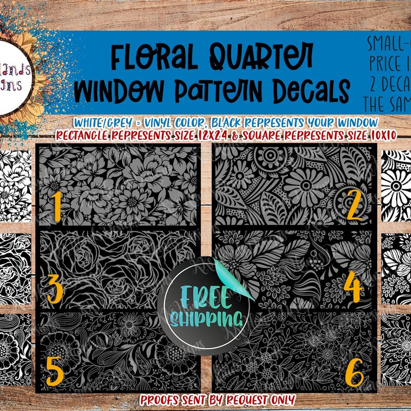 Pattern Decal - Etsy