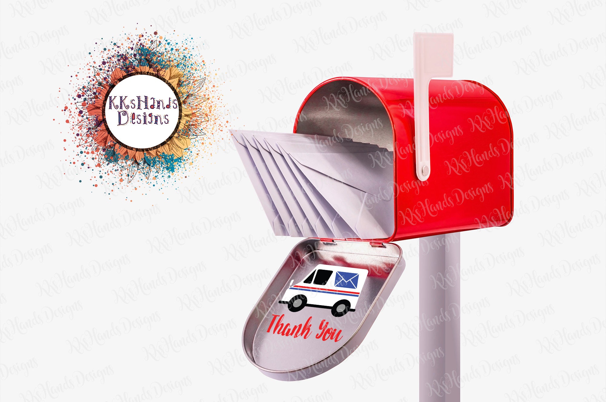 Mailbox Thank You Decal Thank Your Mailman Essential | Etsy