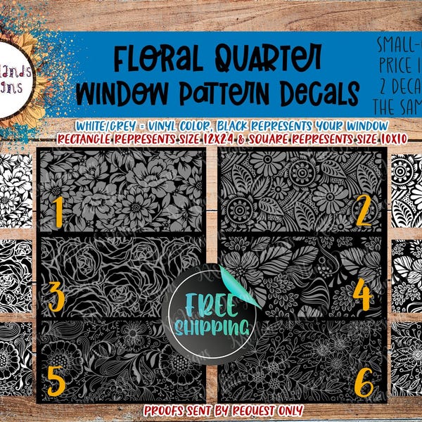 Pattern Decal - Etsy