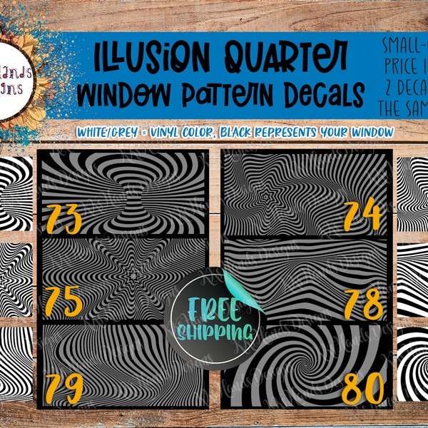 Quarter Panel Car Window Decal - Etsy