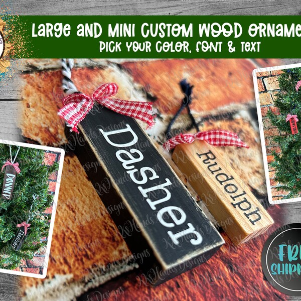 Jenga Christmas Ornaments - Etsy