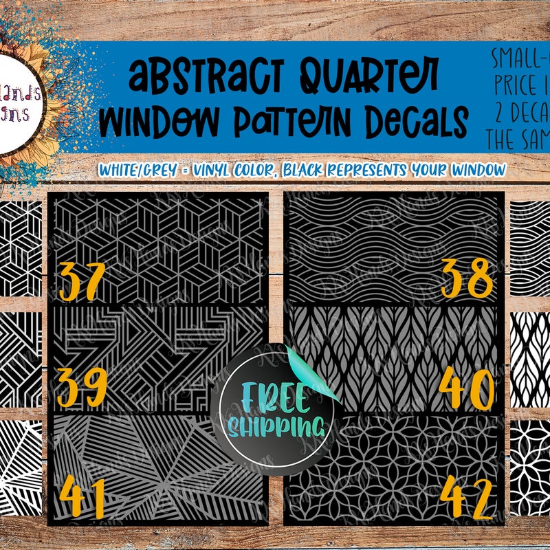 Geometric Decals - Etsy