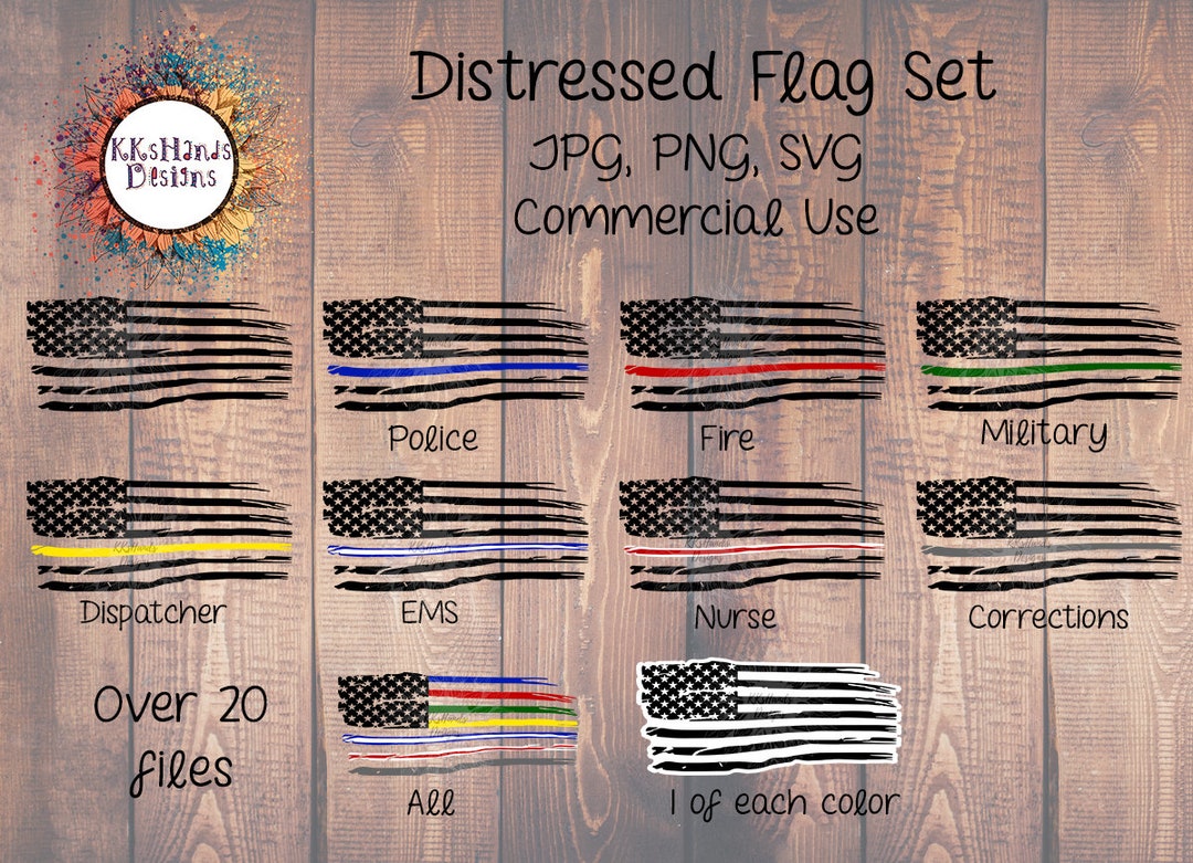 Distressed Flag | PNG | JPG | SVG | Personal Use | Commercial License ...
