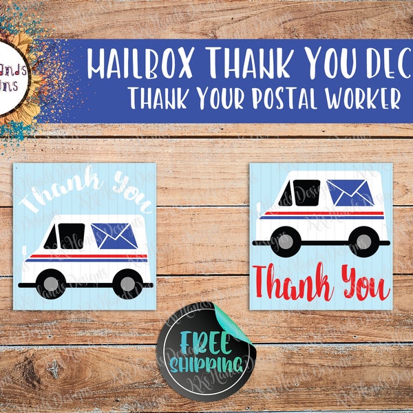 Mailman Decal - Etsy