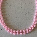 Long Pink Necklace,molded Pink Beads,birthday Gift,anniversary Gift ...