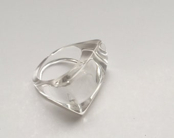 Clear Acrylic Ring - Etsy