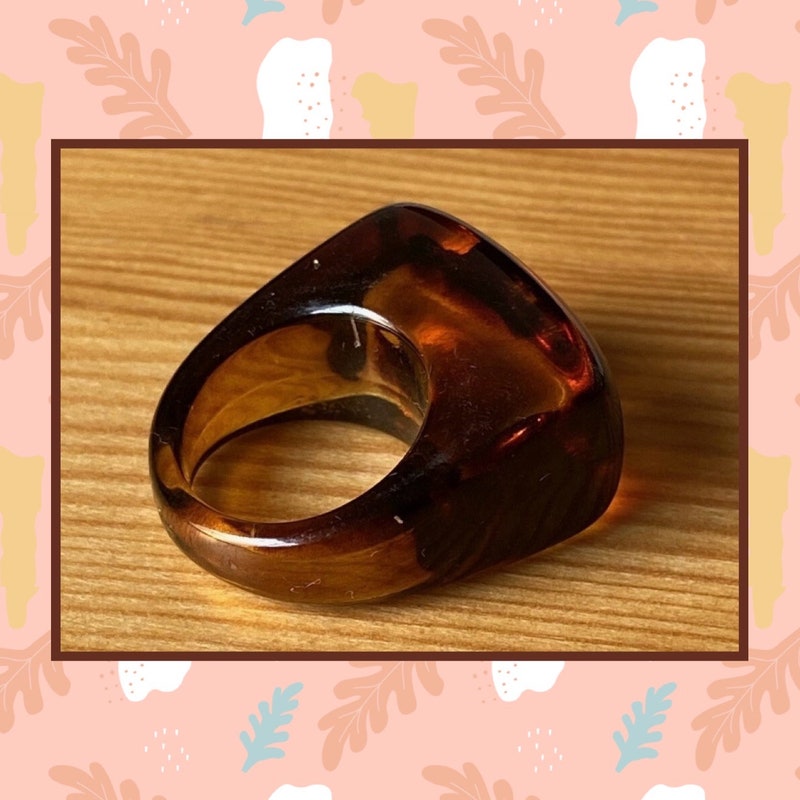 Tortoise Shell Rings - Etsy