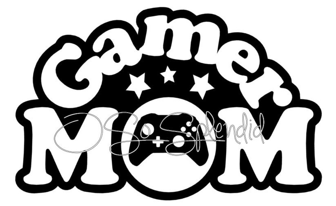 Gamer Mom SVG Files for Crafters - Etsy
