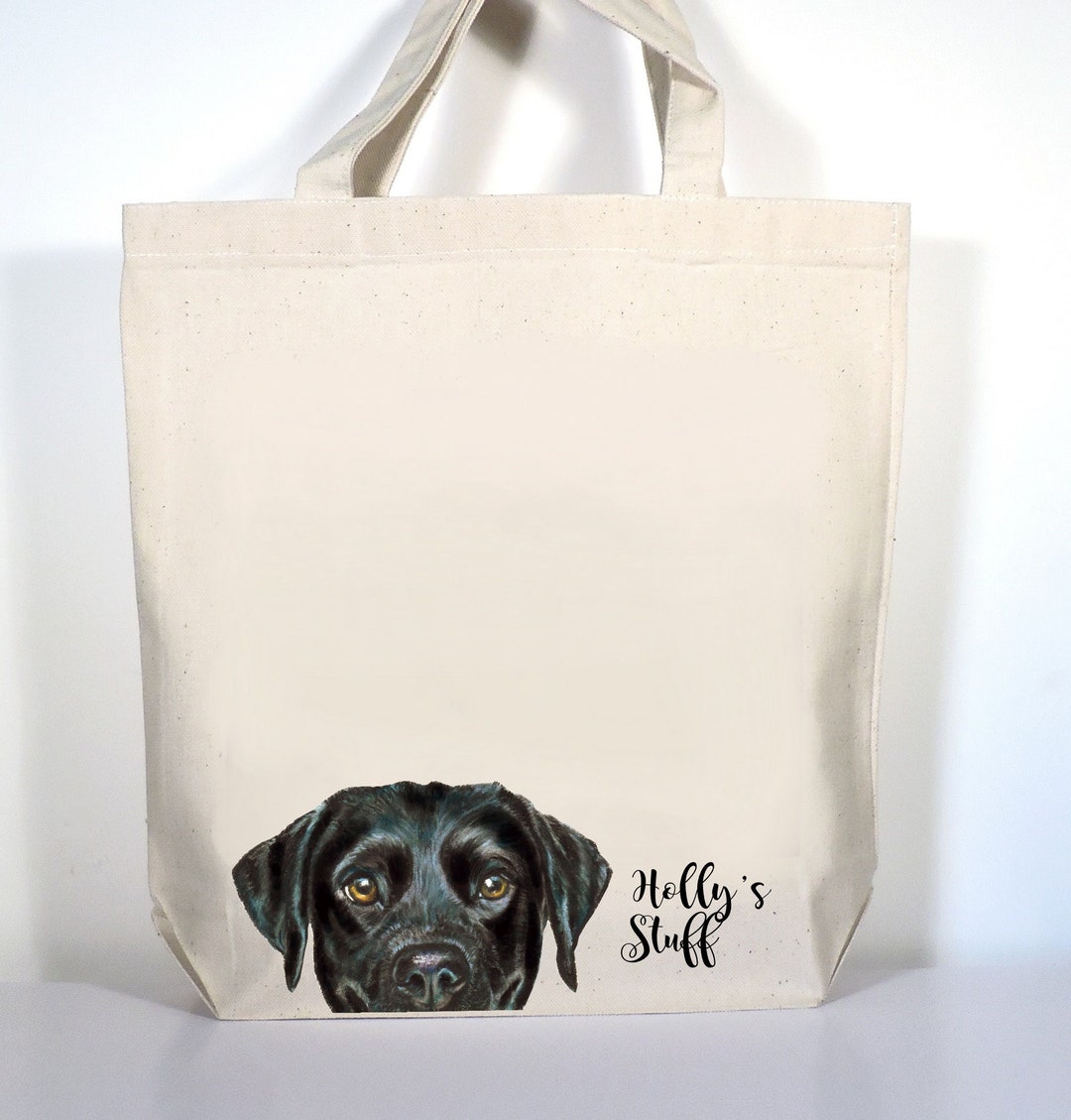 Labrador Retriever Tote Bag, Personalized Lab Gift, Comes in Three ...