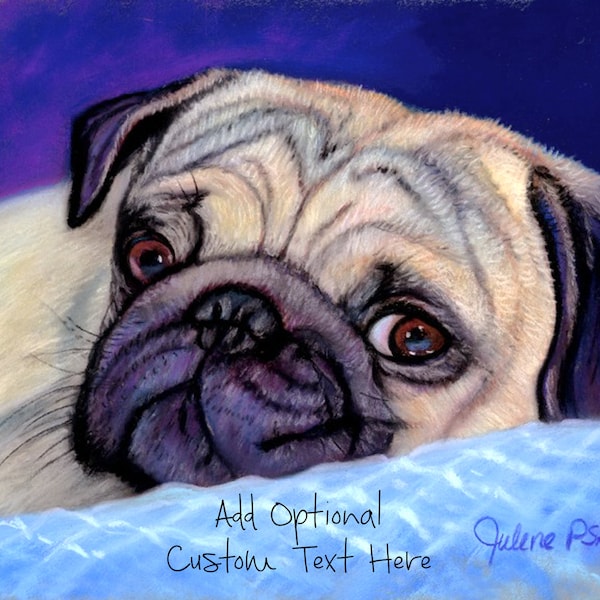 Pug Art - Etsy