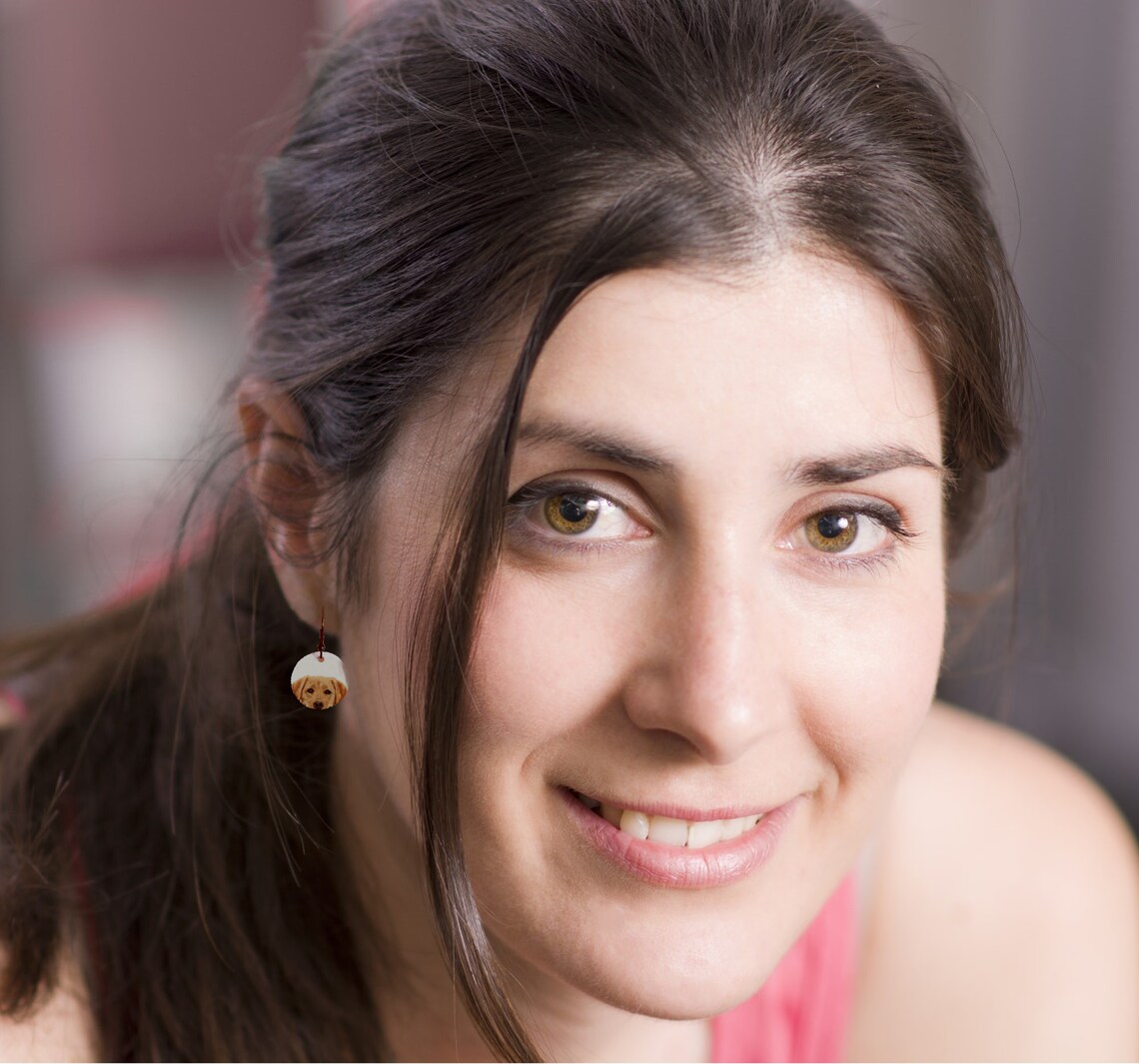 Labrador Retriever Earrings Black Chocolate or Yellow Lab | Etsy