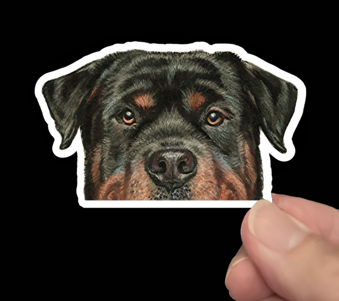 Rottweiler Stickers, Rottie Gift - Etsy