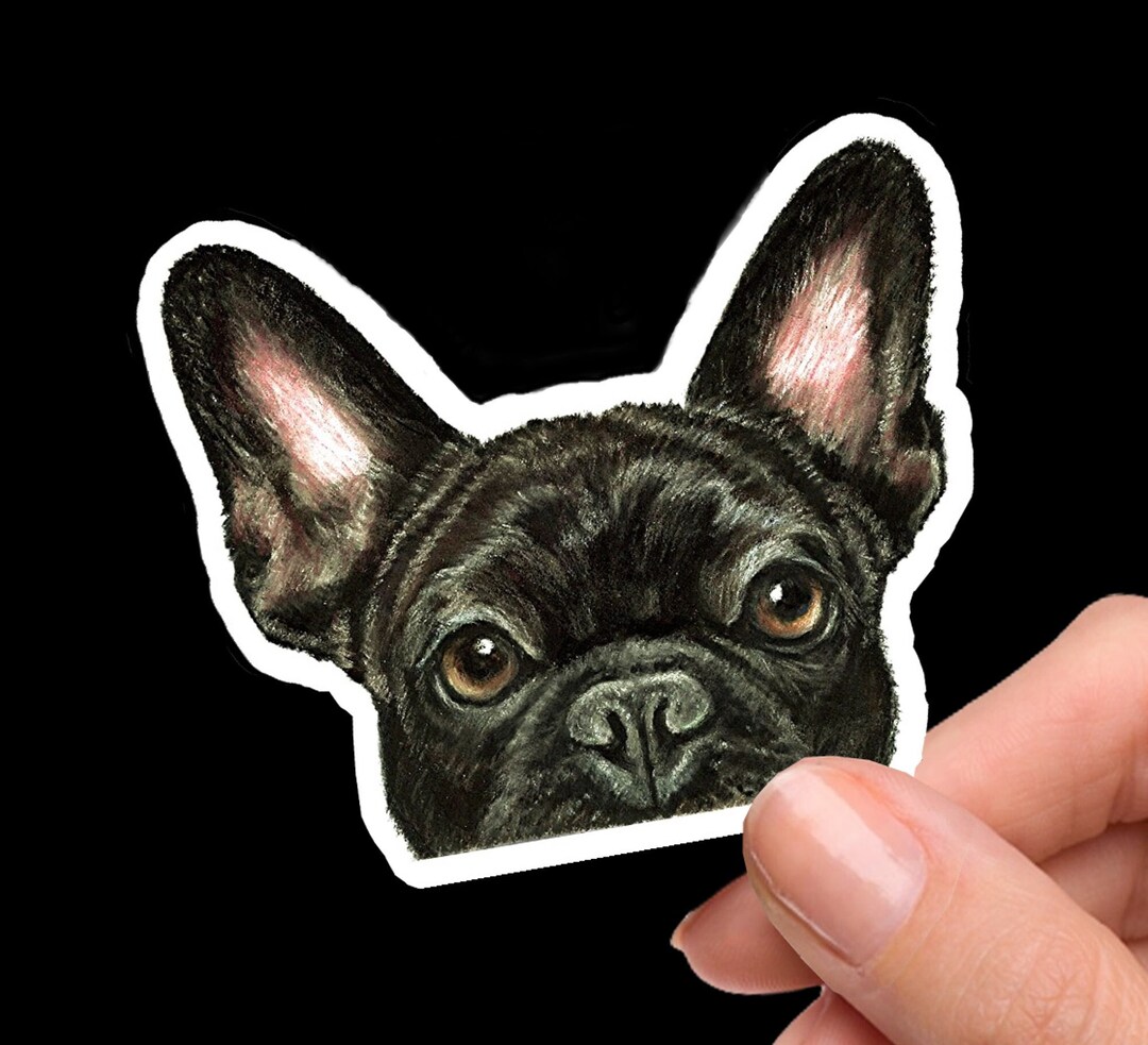 French Bulldog Stickers, Five Frenchie Colors - Etsy