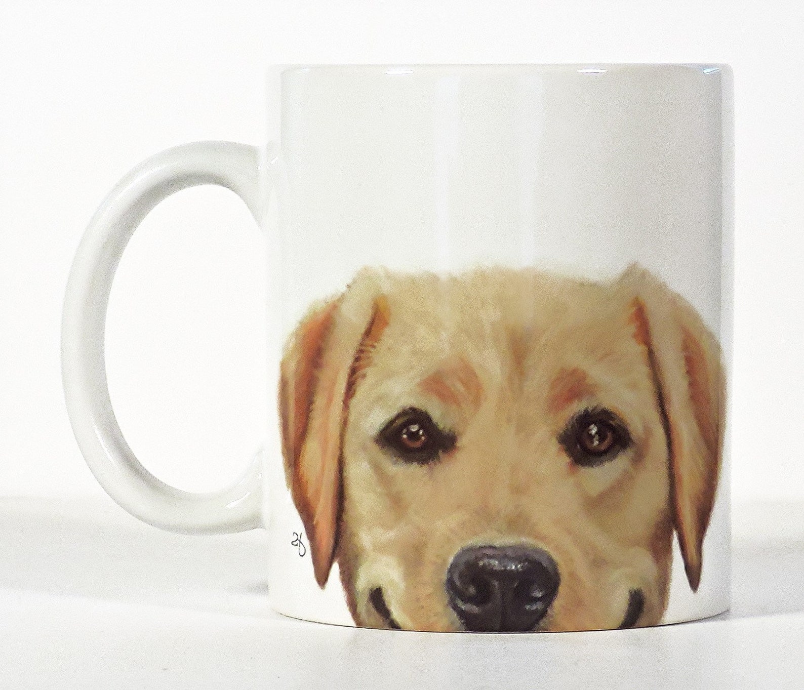 Labrador Retriever Mug, Personalized Yellow Lab Mug - Etsy