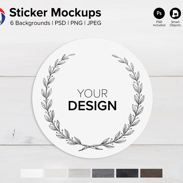 Round Sticker - Etsy