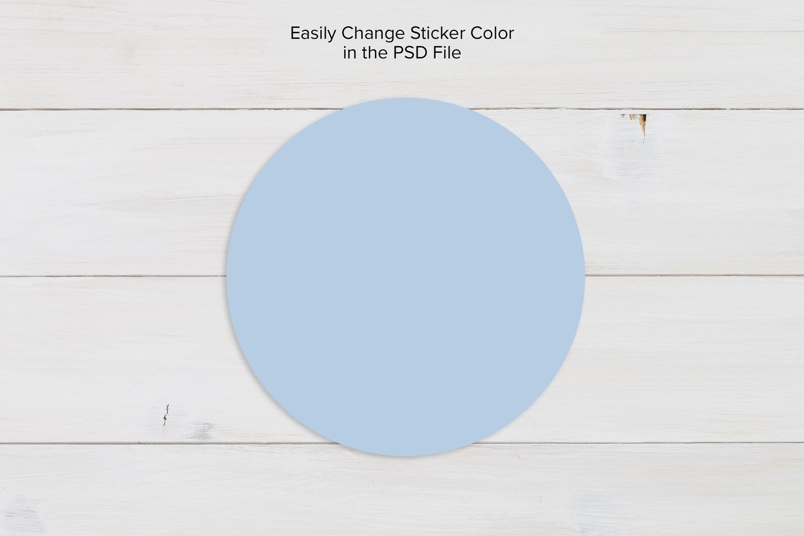 Round Sticker Mockup Circle Sticker Mockup on Wood Round - Etsy
