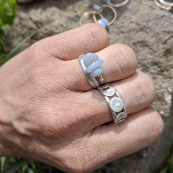 Angelite Crystal - Etsy