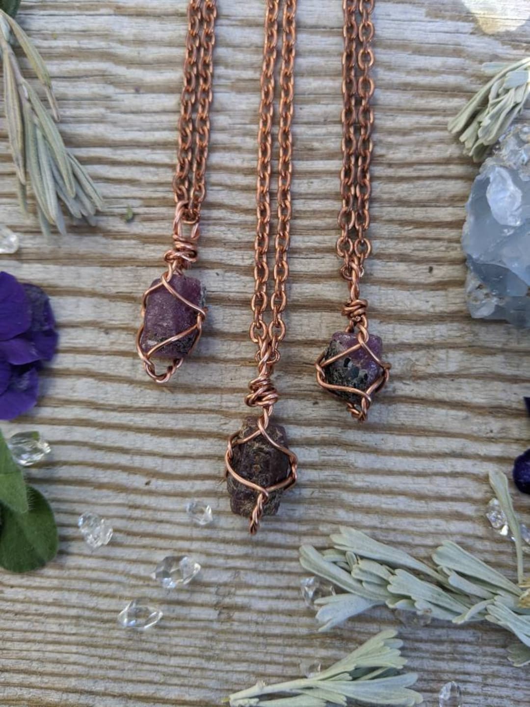 Tiny Raw Ruby Pendant, Raw Rough Ruby Crystal Pendant, High Quality ...